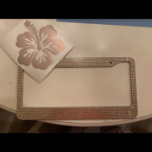 Other | Bling License Plates Wmatching Car Window Decal | Poshmark